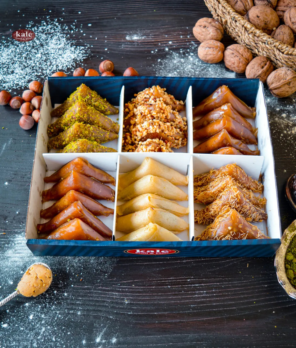 Amulet Dessert Assortment 1 Kg | Pistachio & Hazelnut Muska Sweets ...