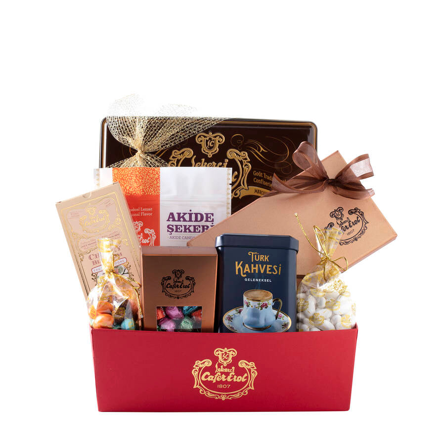 Grateful Gift Basket | Turkish Delights, Handmade Chocolates & Coffee ...