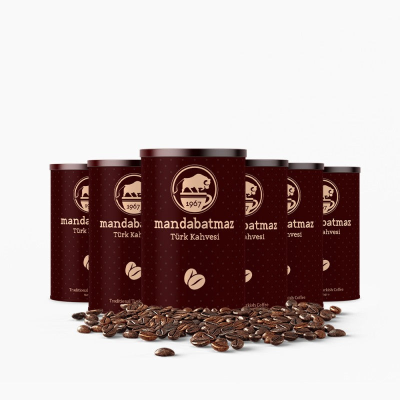 Authentic Turkish Coffee - 6 x 250g Packs | Traditional Rich Flavor ...