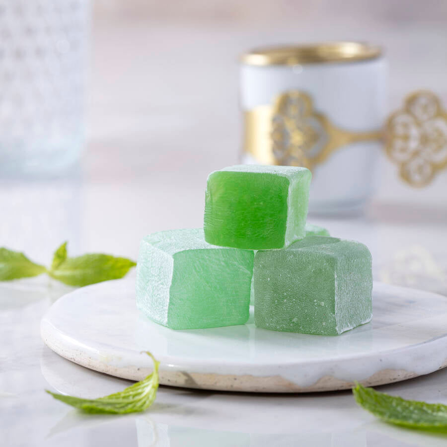 Authentic Mint Flavored Turkish Delight - 1 Kg | Refreshing & Sweet ...