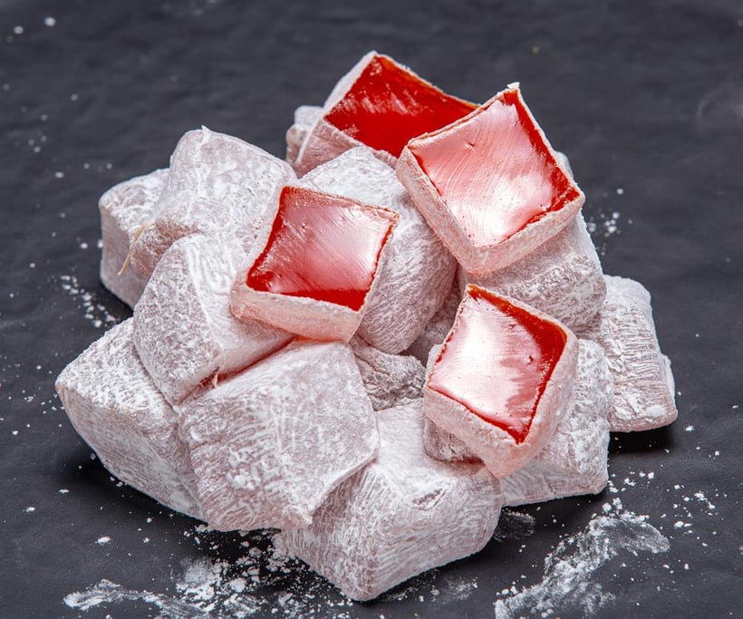 Orange Flavor Authentic Turkish Delight 1 Kg. – Food Türkiye