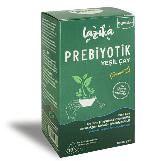 Prebiotic Green Tea - 18 Packs | Digestive Health & Wellness Tea – Food ...