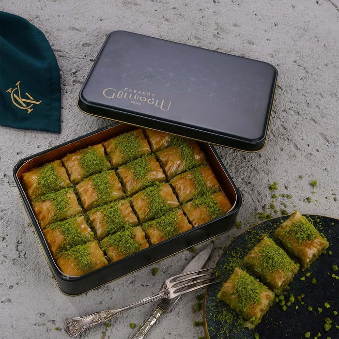 Premium Pistachio Dolma in Metal Box 900 G. – Food Türkiye